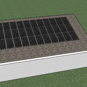 IronRidge XR Flush Mount Racking Kit for 24 Solar Panels, 3×8 Portrait ...