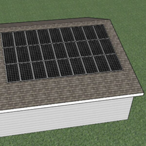 MT Solar Top of Pole Mount for 8 Solar Panels