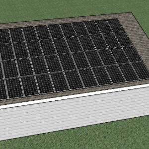 IronRidge XR Flush Mount Racking Kit for 24 Solar Panels, 3×8 Portrait ...